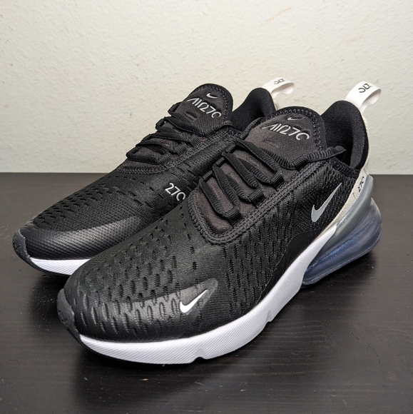 Nike | Shoes | Nike Air Max 27 Sneakers Womens Black Silver Phantom ...